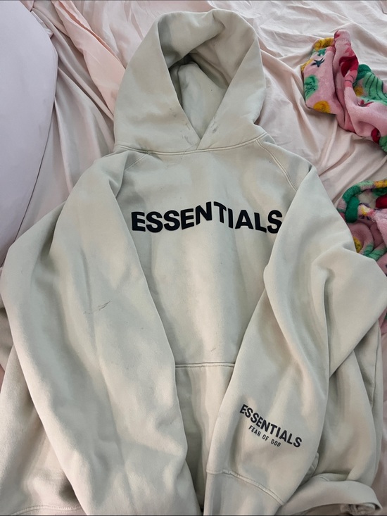 Fear of God | Sweaters | Fear Of God Essentials Hoodie In Pale Sage ...